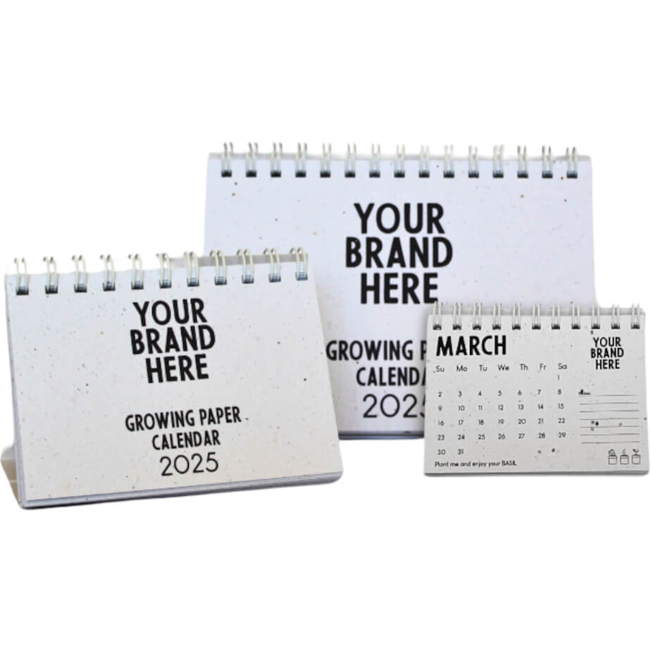 Plantable Paper Wiro Calendar – 2025 – Yonke Graphics